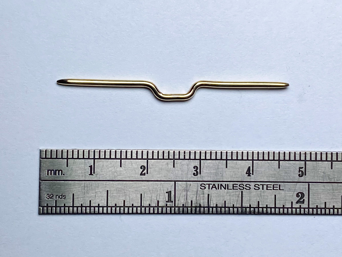 Solid Gold Minimalist Septum Spike | Made-to-Order – Samonte Cruz Studios